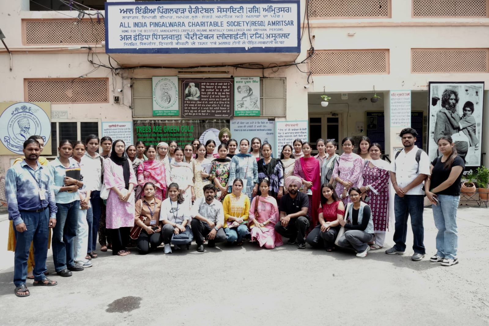Students from Khalsa College of Education, Amritsar, Visit Pingalwara ...